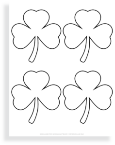 16 Free Shamrock Templates for Kids' Crafts