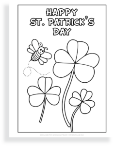 10 Cute St. Patrick's Day Coloring Pages