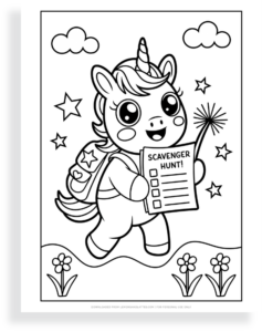 15 Cute Unicorn Coloring Pages for Summer