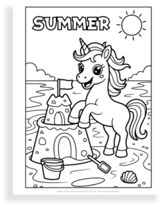 15 Cute Unicorn Coloring Pages for Summer