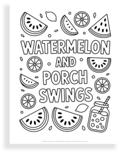 10 Fun Summer Quote Coloring Pages